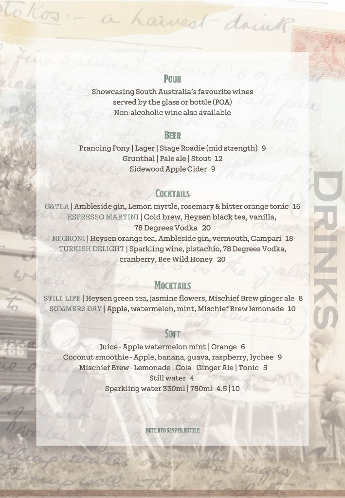 Café and Tea Room - Heysen - The Cedars